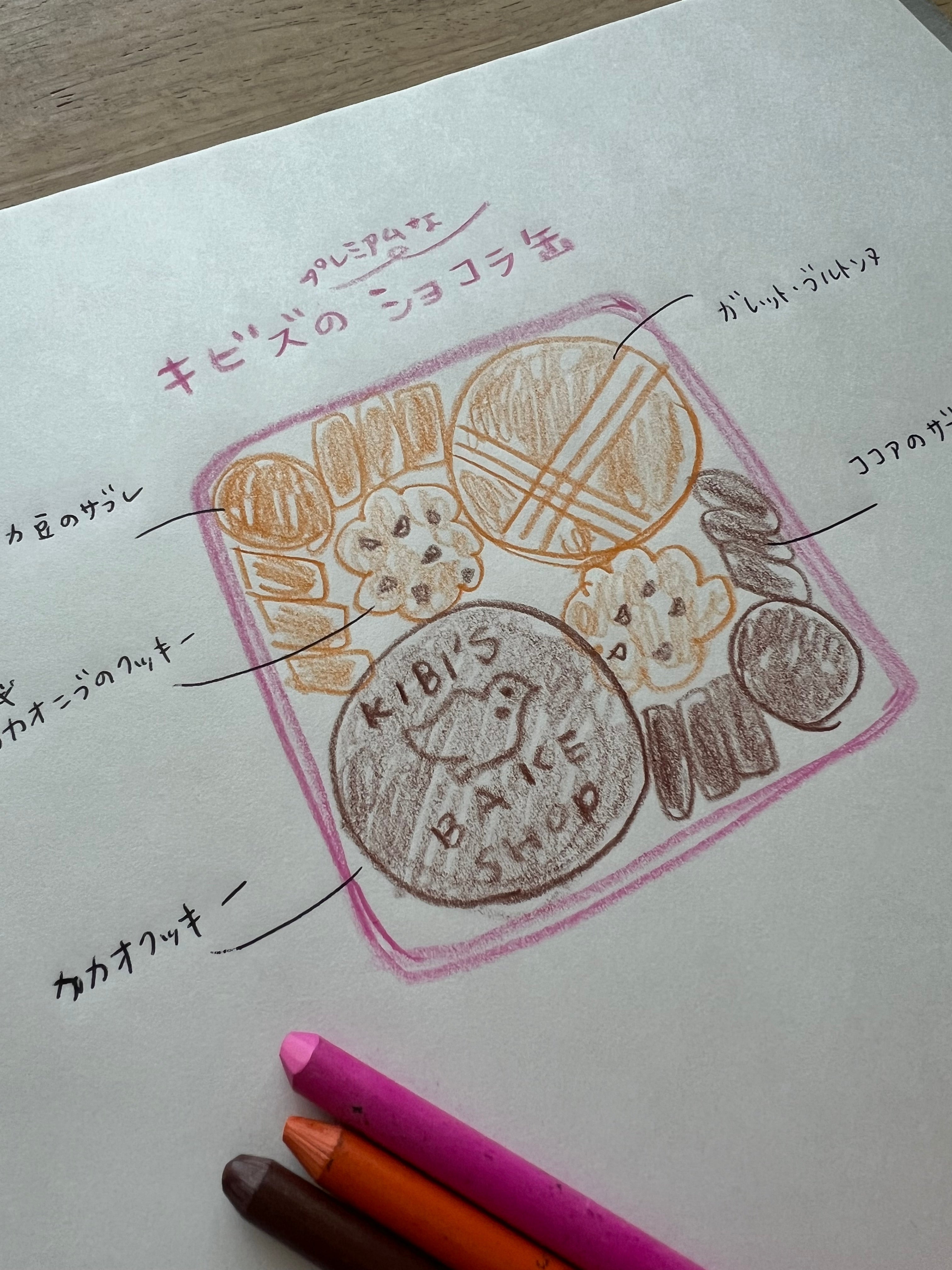 3 ショコラ缶の試作 – KIBI'S BAKE SHOP：オカメサブレはキビズべイクショップ